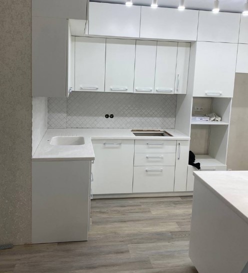 Столешница с интегрированной мойкой и островом из LG Hi-Macs (Корея ...