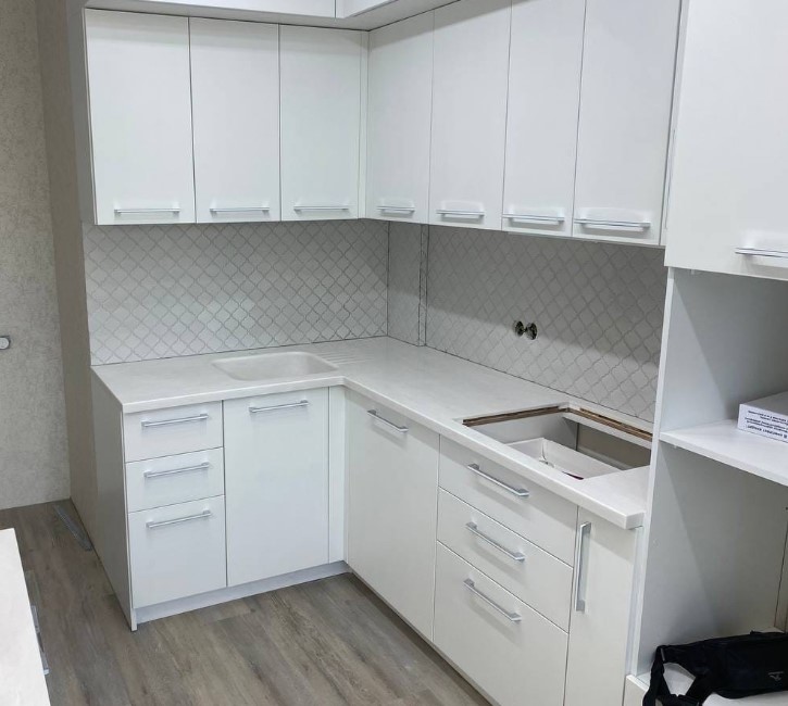 Столешница с интегрированной мойкой и островом из LG Hi-Macs (Корея ...